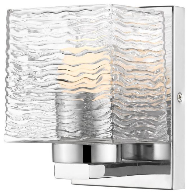 Barrett Vanity Light, Chrome - Transitional - Wall Sconces - by Bison ...