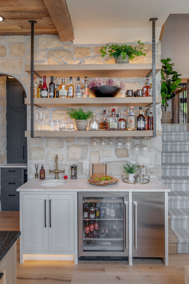 Gull Lake Residence - French Country - Home Bar - Minneapolis - by Wes ...