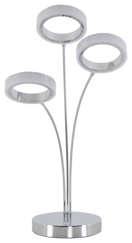 Artika Optical LED Table & Desk Lamp, Chrome - Modern - Table Lamps ...
