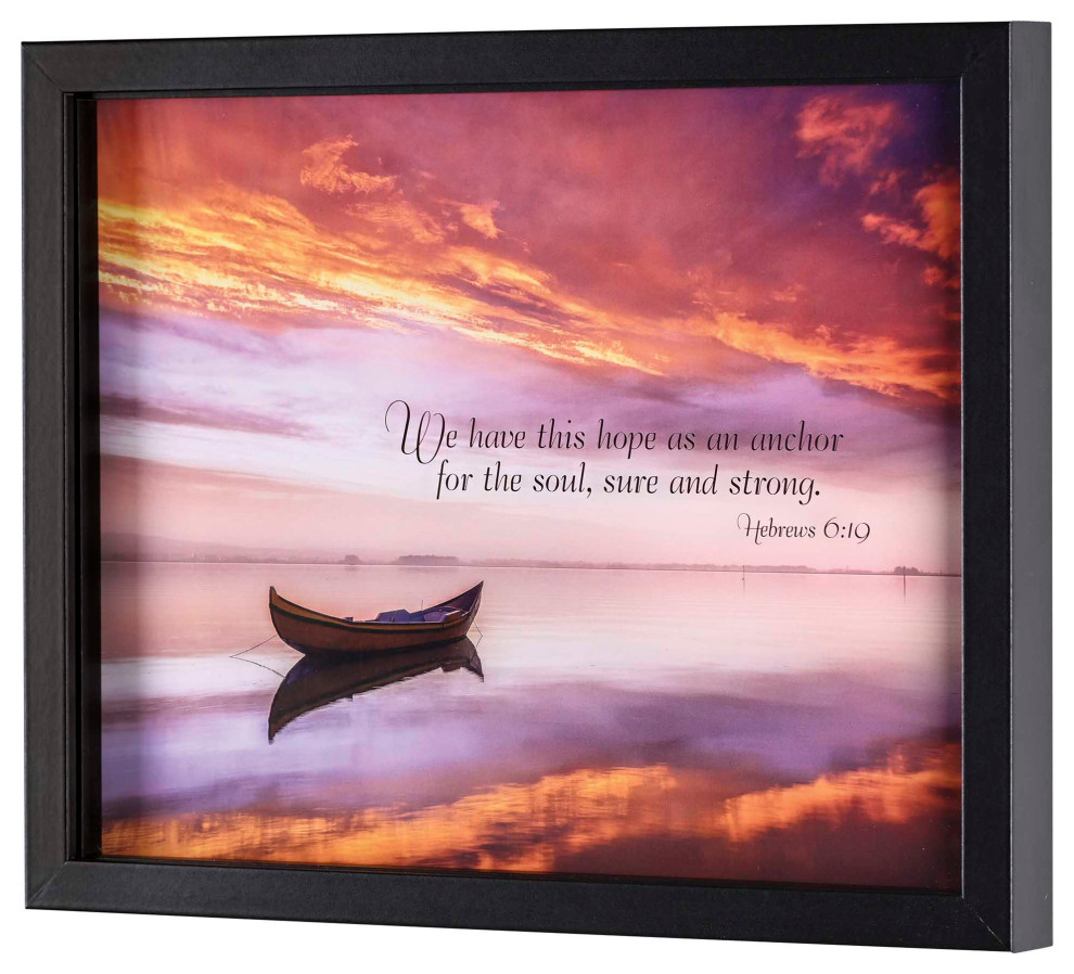 Framed Wall Art We Have This Hope 14x11 - Rustic - Prints And Posters ...