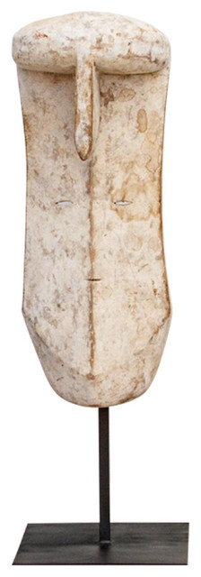 Antique Tall African Ceremonial Mask on Stand - Southwestern ...
