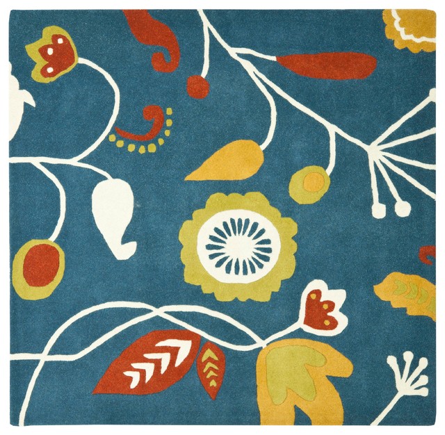 Safavieh SoHo Collection, SOH772 Rug, 6' Square - Contemporary - Area ...