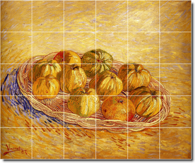 Vincent Van Gogh Fruit Vegetables Painting Ceramic Tile Mural #53, 72 ...
