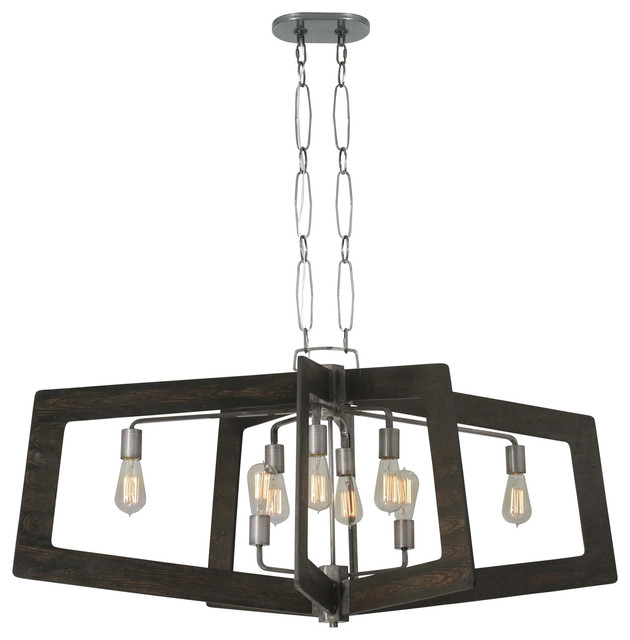 Lofty 8-Light Linear Pendant - Modern - Kitchen Island Lighting - by ...