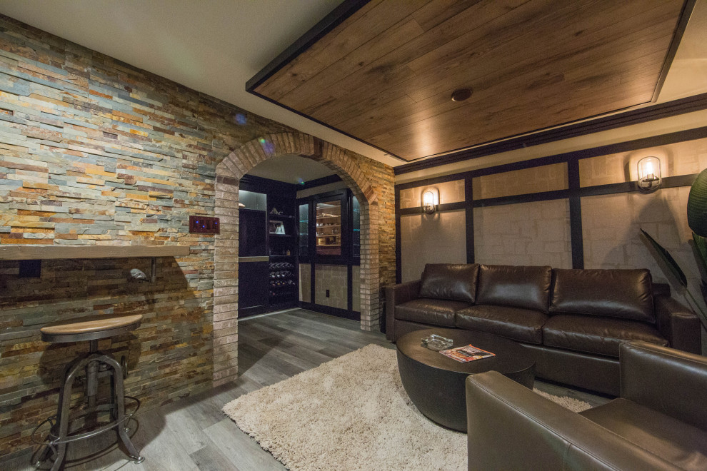 Cigar Lounge Reno - Contemporary - Basement - Indianapolis - by Duke ...