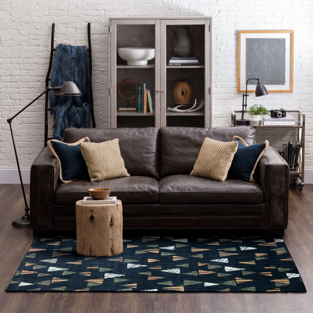Mohawk Home Volga Navy 5' x 8' Area Rug, 5' x 8' - Contemporary - Area ...