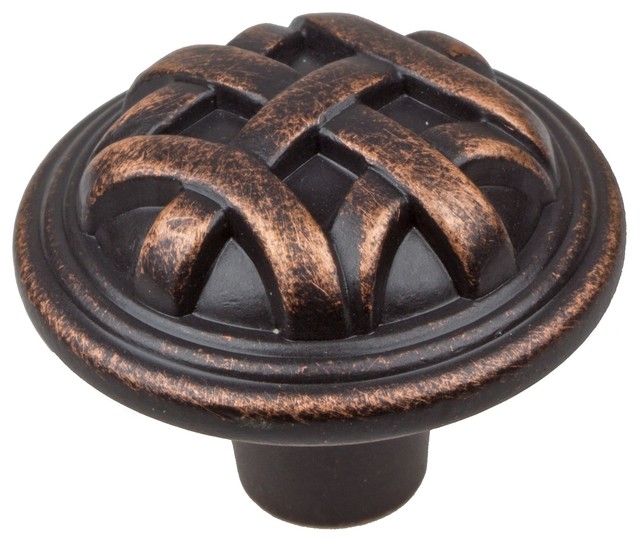 1-1/4" Round Braided Cabinet Hardware Knobs, Set of 20 - Traditional ...