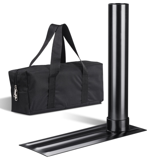 Yescom Tire Mount Flagpole Base Flag Pole Holder Stand Portable Bag ...