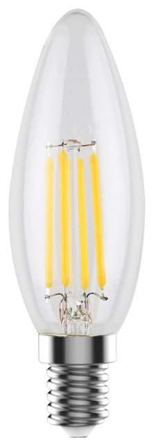 C32 E12 LED Filament Edison-style Light Bulb, 60W Equivalent, Single ...