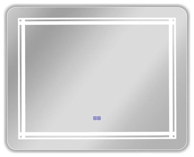Luminosity Back Lit Rectangular Touchscreen Led Mirror, 39" Wide ...