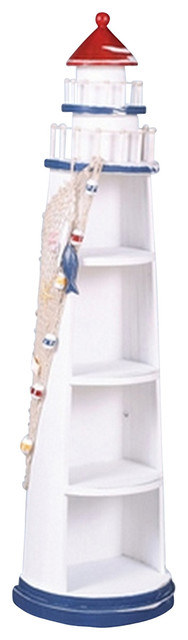 Lighthouse Shelves - Beach Style - Decorative Objects And Figurines ...