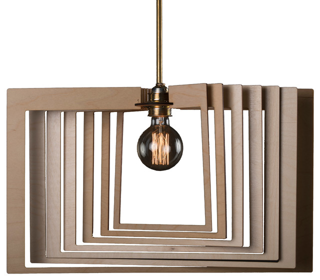 Square Stack Modern Light Pendant - Transitional - Pendant Lighting ...