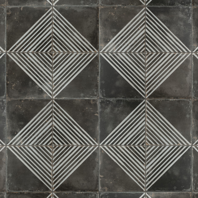 Kings Rombos Night Ceramic Floor and Wall Tile - Contemporary - Wall ...