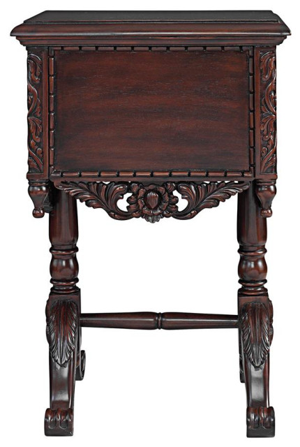Design Toscano Lady Rebecca Victorian Bedside Table - Victorian ...