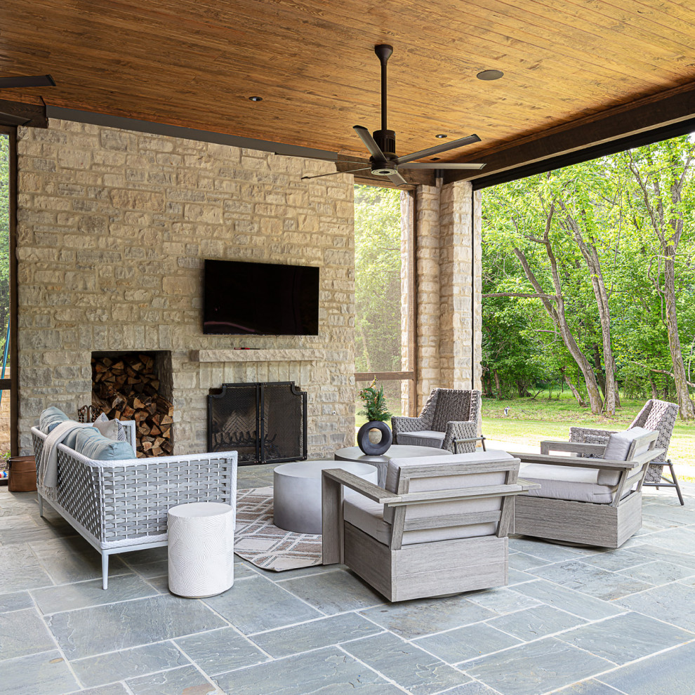 Modern English Country Home - Porch - Other - by Shapiro & Company ...