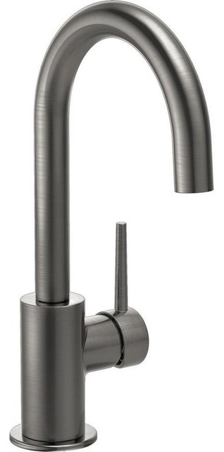 Delta Trinsic Contemporary Bar Faucet, Black Stainless, 1959LF-KS ...