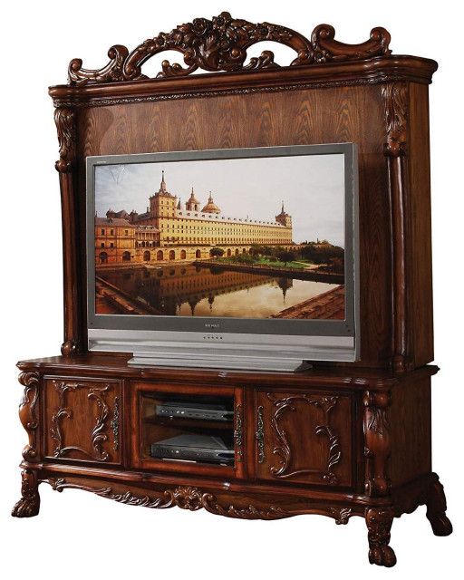 Emma Mason Signature Kiwi Entertainment Center in Cherry Oak ...