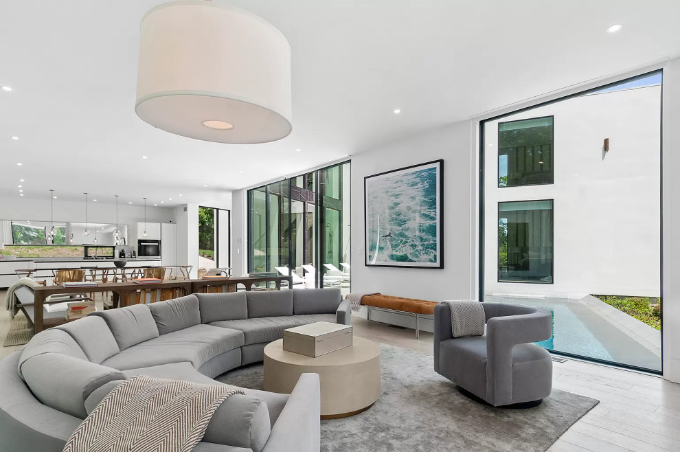 Shelter Island Residence - Contemporary - Living Room - Seattle - by ...