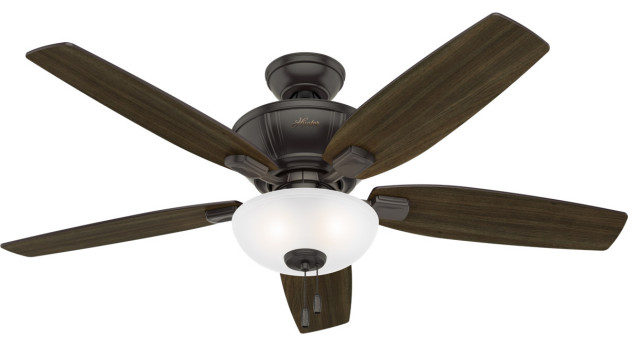 Kenbridge 3 Light 52" Indoor Ceiling Fan, Noble Bronze - Traditional ...