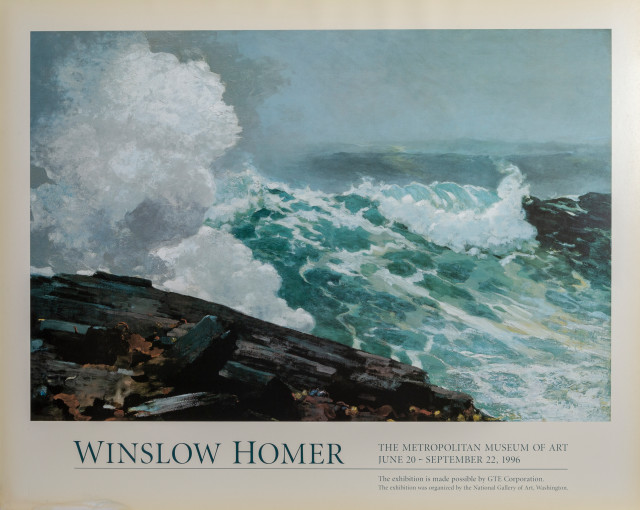 The Metropolitan Museum of Art Breaking Waves, Winslow Homer, 30x34.5 ...