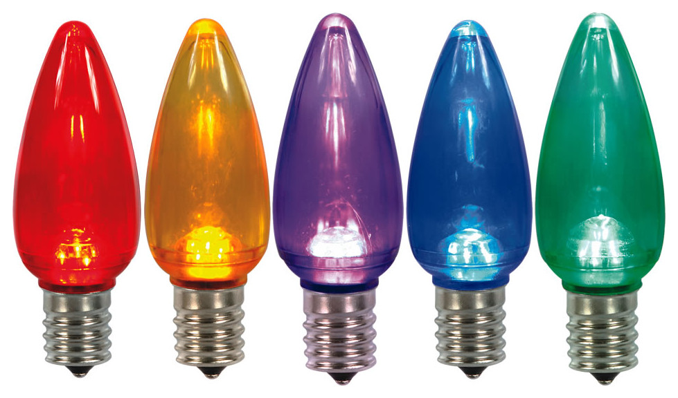Vickerman C9 Twinkle TranspLED Bulb 25, C9 - Traditional - Led Bulbs ...