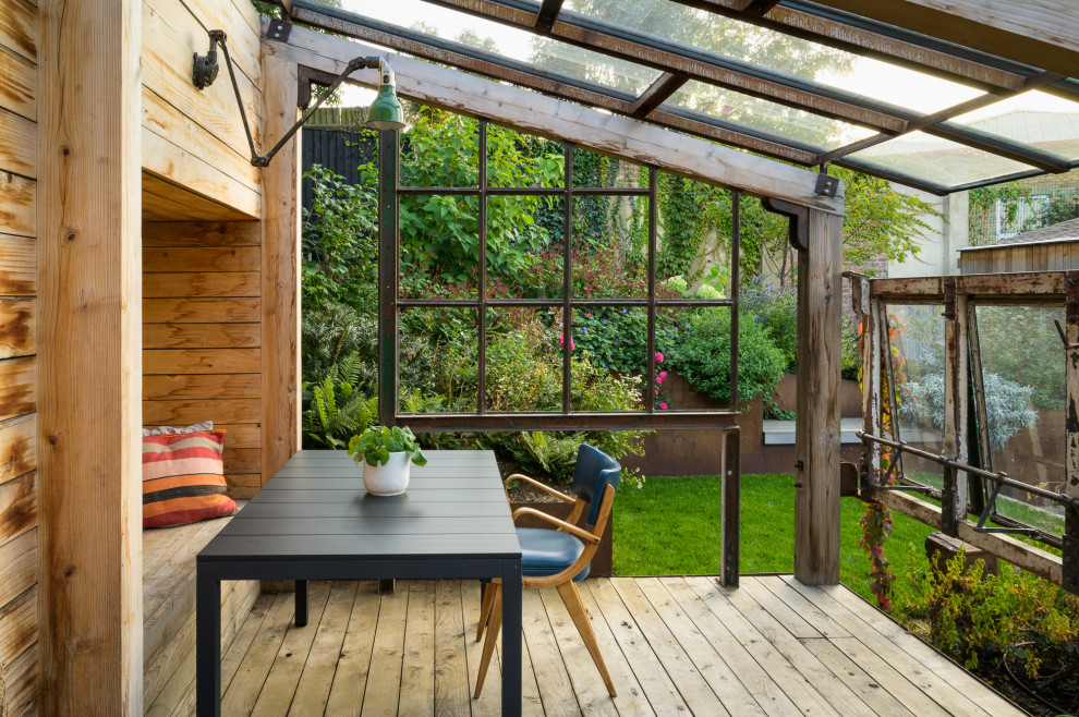 New Build Rural Idyll in North West London - Country - Veranda - London ...