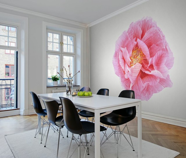 Spotted! Oversized Floral Feature Walls | Houzz NZ