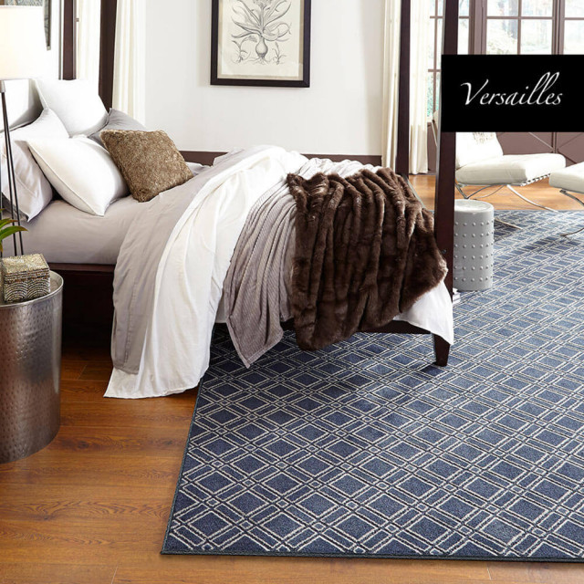 Versailles Pattern Indoor Carpet Area Rug Collection, 9x15 ...