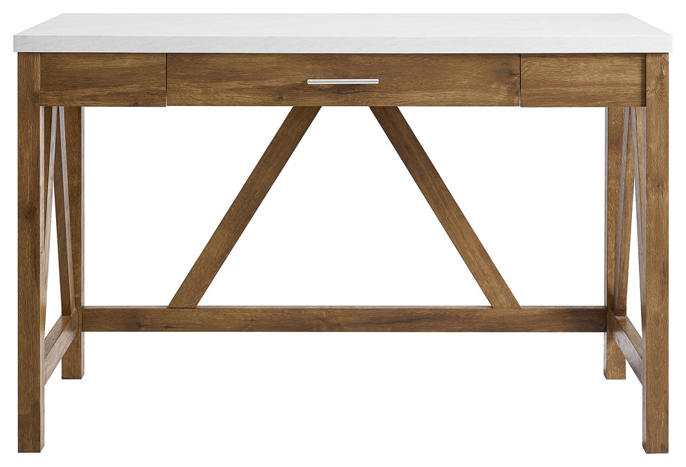 46" A-Frame Desk - Transitional - Desks And Hutches - by Walker Edison ...