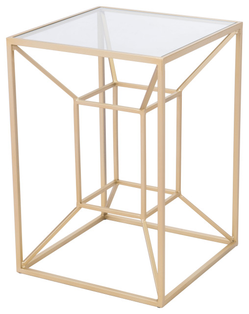Canyon Side Table Gold - Contemporary - Side Tables And End Tables - by ...