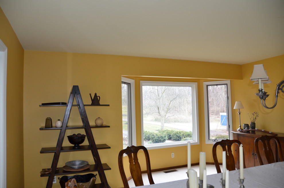 Need ideas for an off-centered dining room window.