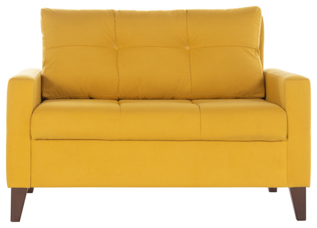 Chair And A Half, Zigana Yellow - Midcentury - Armchairs And Accent ...