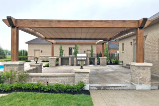 Retractable Canopies, Uxbridge - Rustic - Patio - Toronto - by ShadeFX ...