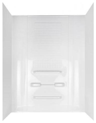 ASB® TW99440A Enhance™ Extra Height Bathtub Wall, 78", White - Shower ...
