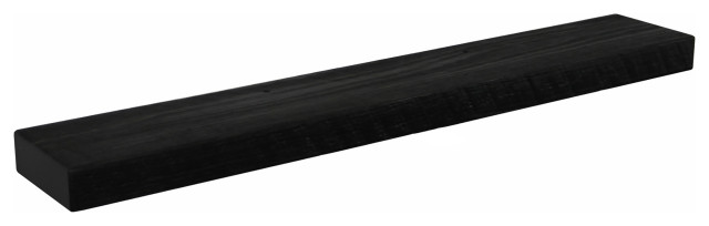 Rustic, Floating Shelf, 2" Thick x 6" Deep, Mountable, 60" - Rustic ...