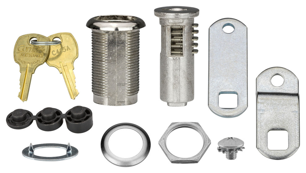 Compx National Cam Lock with 1-3/16" Cylinder, #C415A Keyed Alike, 6 ...
