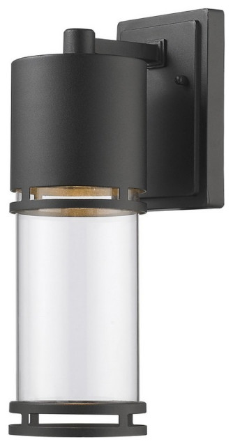 11W 1 LED Outdoor Wall Mount in Seaside Style - 4.5 Inches Wide by 13. ...