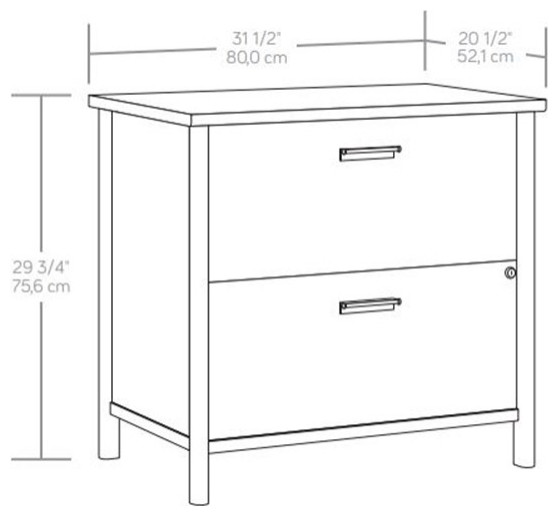 Sauder Whitaker Point Engineered Wood Lateral File in Natural Maple ...