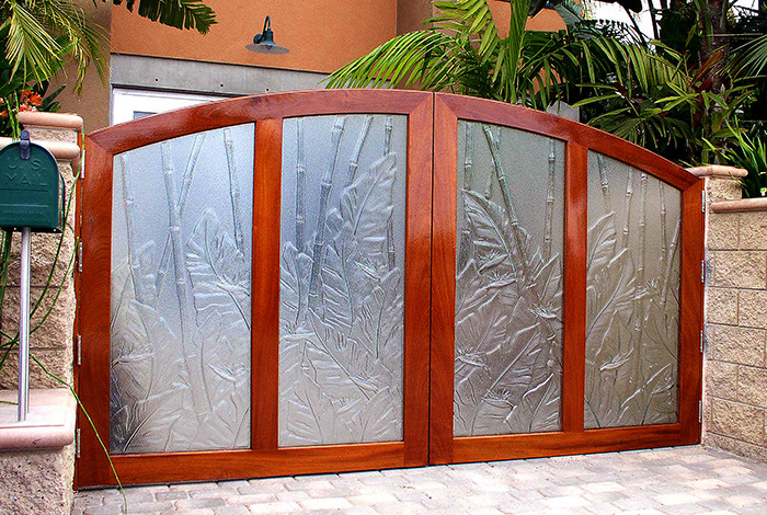 Entry Door - Tropical - Exterior - San Diego - by Cast Glass Images Inc.
