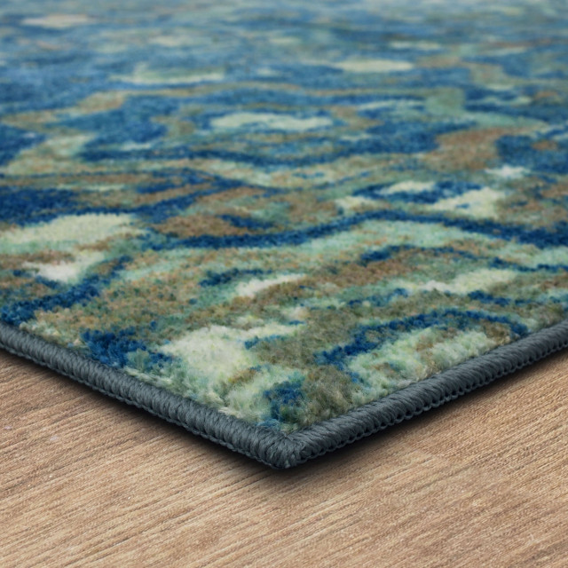 Mohawk Home Bodhi Light Blue 5' x 8' Area Rug, 8' x 10' - Contemporary ...