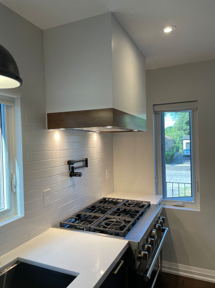 IKEA Kitchen with Custom Doors by Allstyle retrofit - Transitional ...