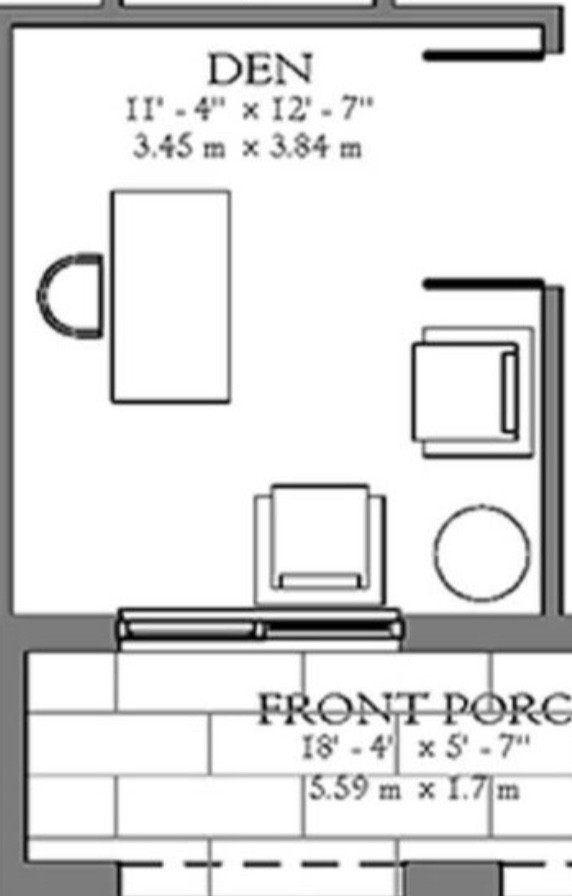 Designing Den into Office/Guest Room Combo