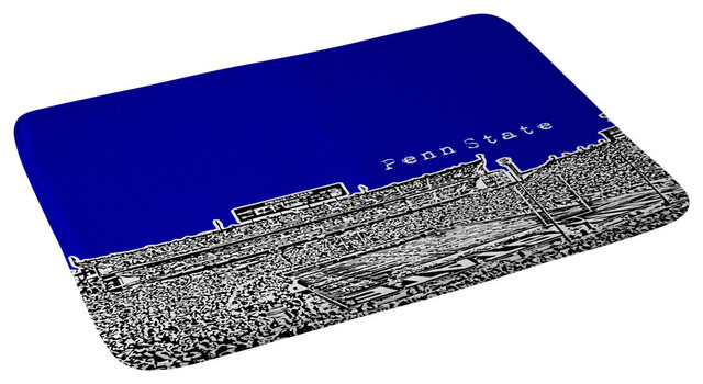 Bird Ave Penn State University Navy Memory Foam Bath Mat, 34"x21 ...