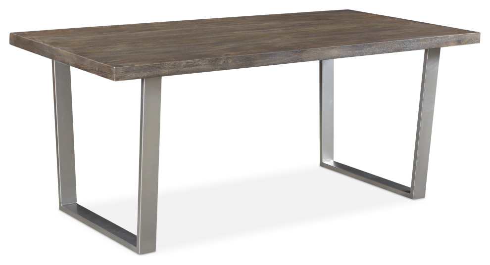 Lark Grey Mango Wood Dining Table - Contemporary - Dining Tables - by ...