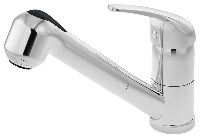 Symmons Andora Single Handle Kitchen Faucet, Chrome - S-26 ...