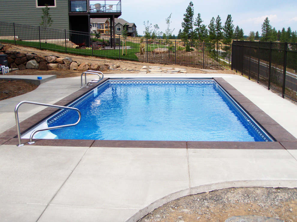 Inground Vinyl Pools - Pool - Seattle - by Pool World | Houzz