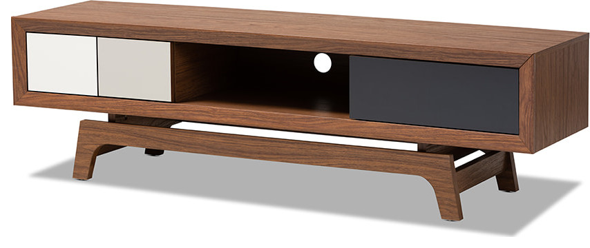 Svante Multicolor TV Stand - Midcentury - Entertainment Centers And Tv ...