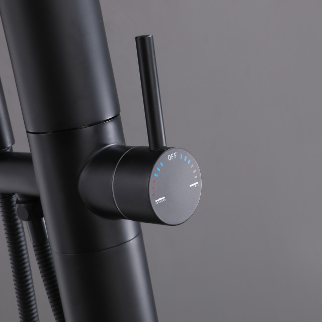 Free Standing Outdoor Shower with Handheld Shower - Modern - Outdoor Showers - by Rbrohant | Houzz