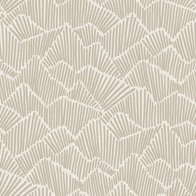Beige Ridge and Valley Peel and Stick Wallpaper - Modern - Wallpaper ...