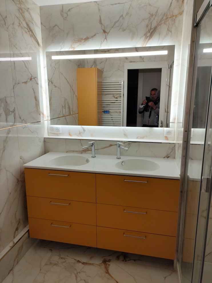 Salle de bains 2023 - Contemporáneo - Cuarto de baño - Angers - de SARL ...